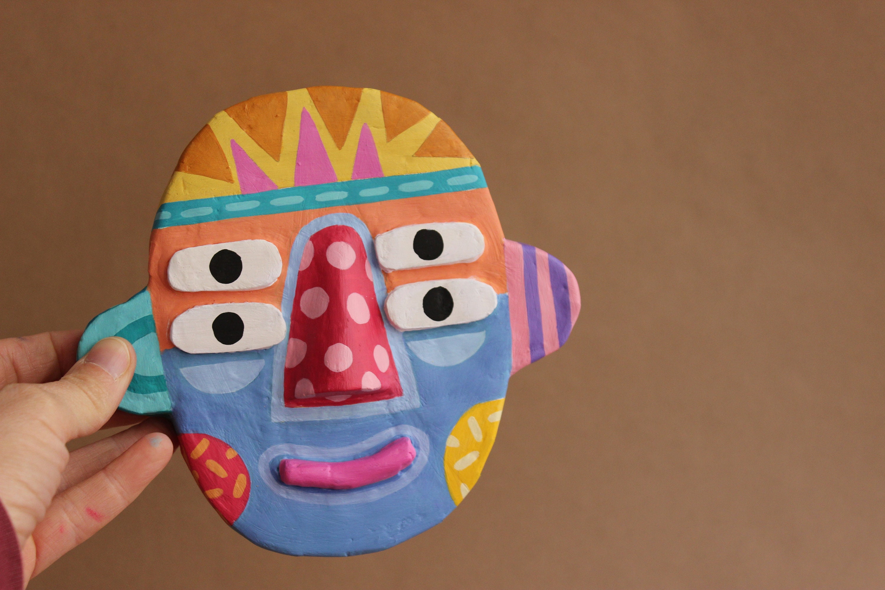 Mask to Decorate, Colorful Mask, Wall Decoration Mask, Decoration ...
