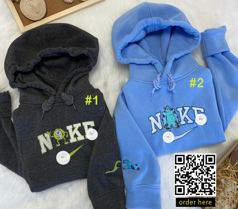 Mi.ke Su.lly B.oo Crewneck Hoodie Mon.sters Inc Mons.ters - Etsy