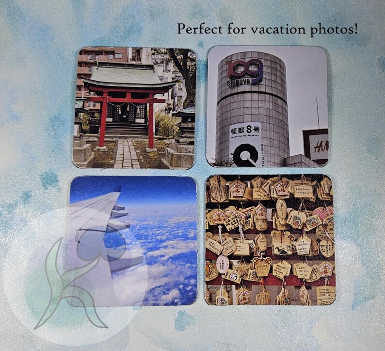 Custom Square Flat Photo Magnets - Personalized 2x2" Fridge Magnets ...