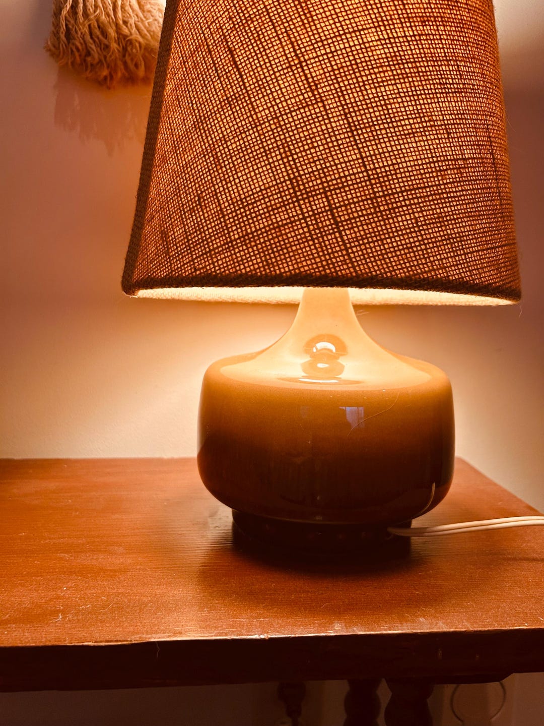 Vintage, Midcentury, MCM, Mustard Yellow & Cinnamon Colored, Small ...