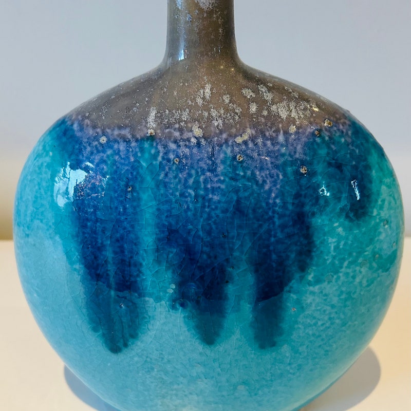 Turquoise Vase - Etsy