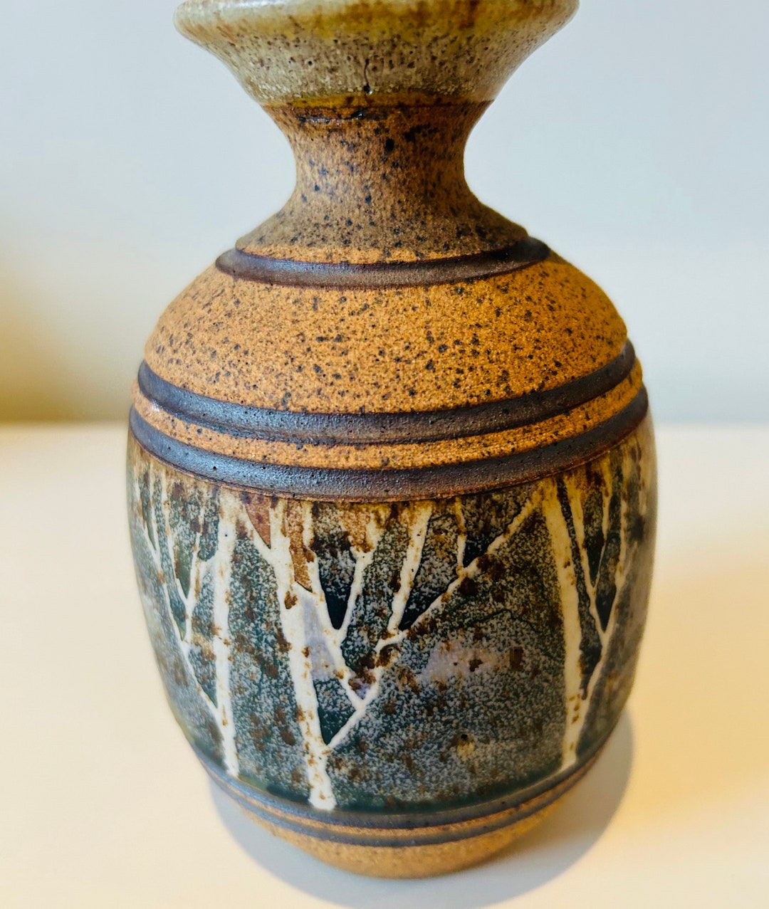 Vintage, Signed Peter Price Pottery Vase - Etsy