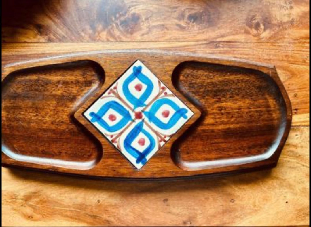 Vintage Wood Serving Tray/board - Etsy Vintage Wood Serving Tray/board - Etsy