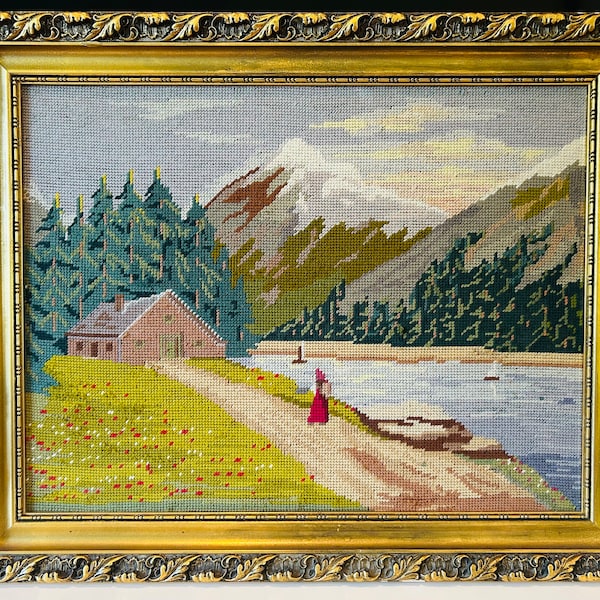 Vintage Needlepoint - Etsy
