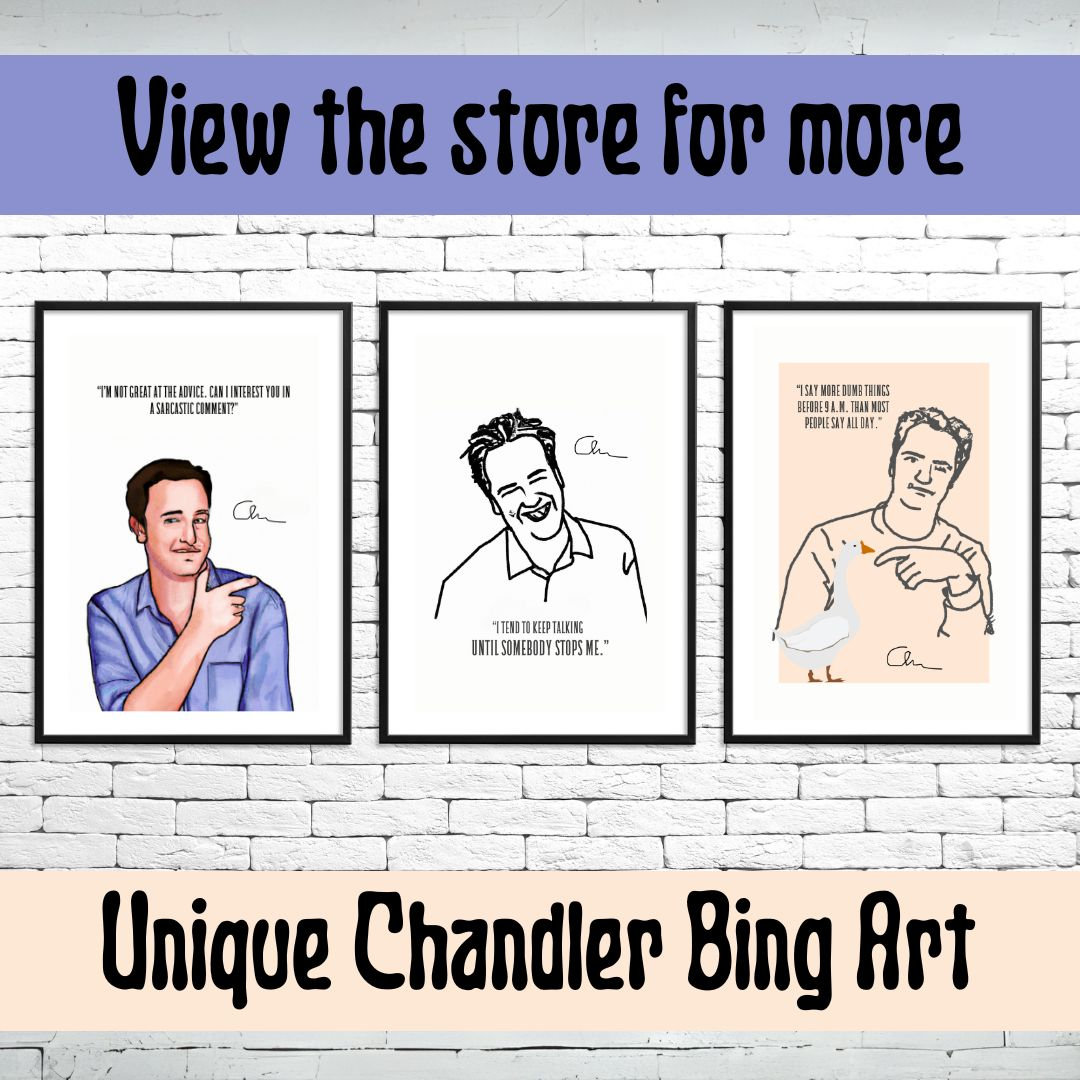 Chandler Bing Quote | FRIENDS TV | I say more dumb things" | TV Series ...