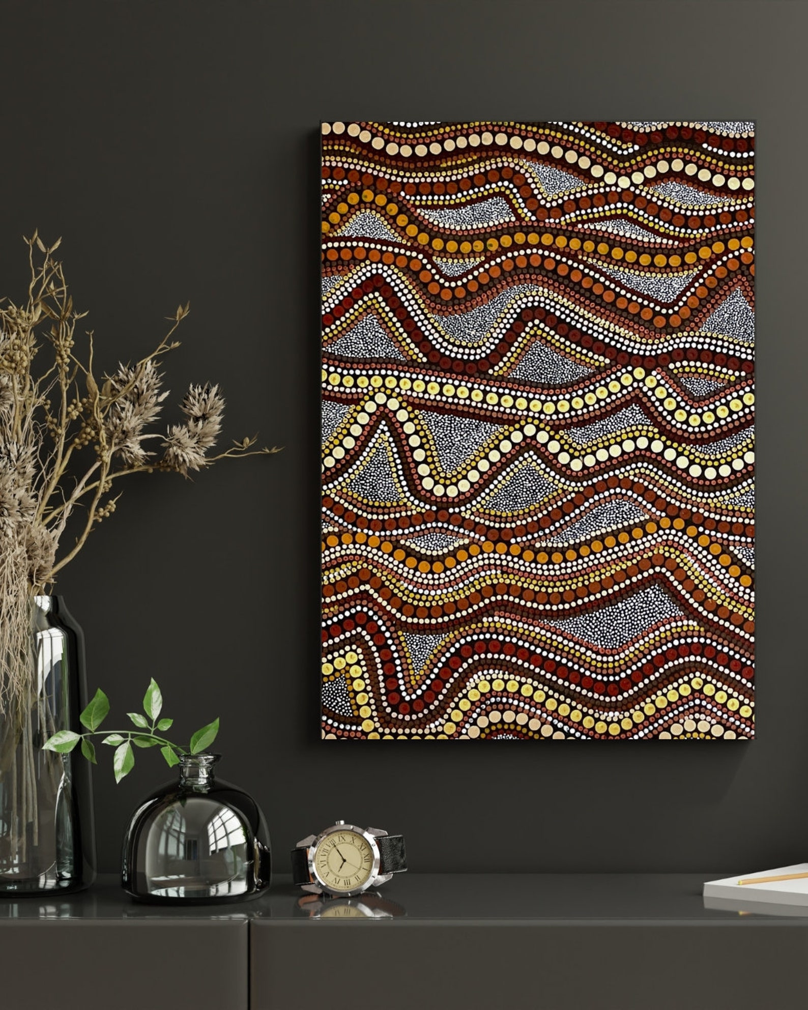 Aboriginal-inspired Digital Print Art - "desert Dreaming" by Luke ...