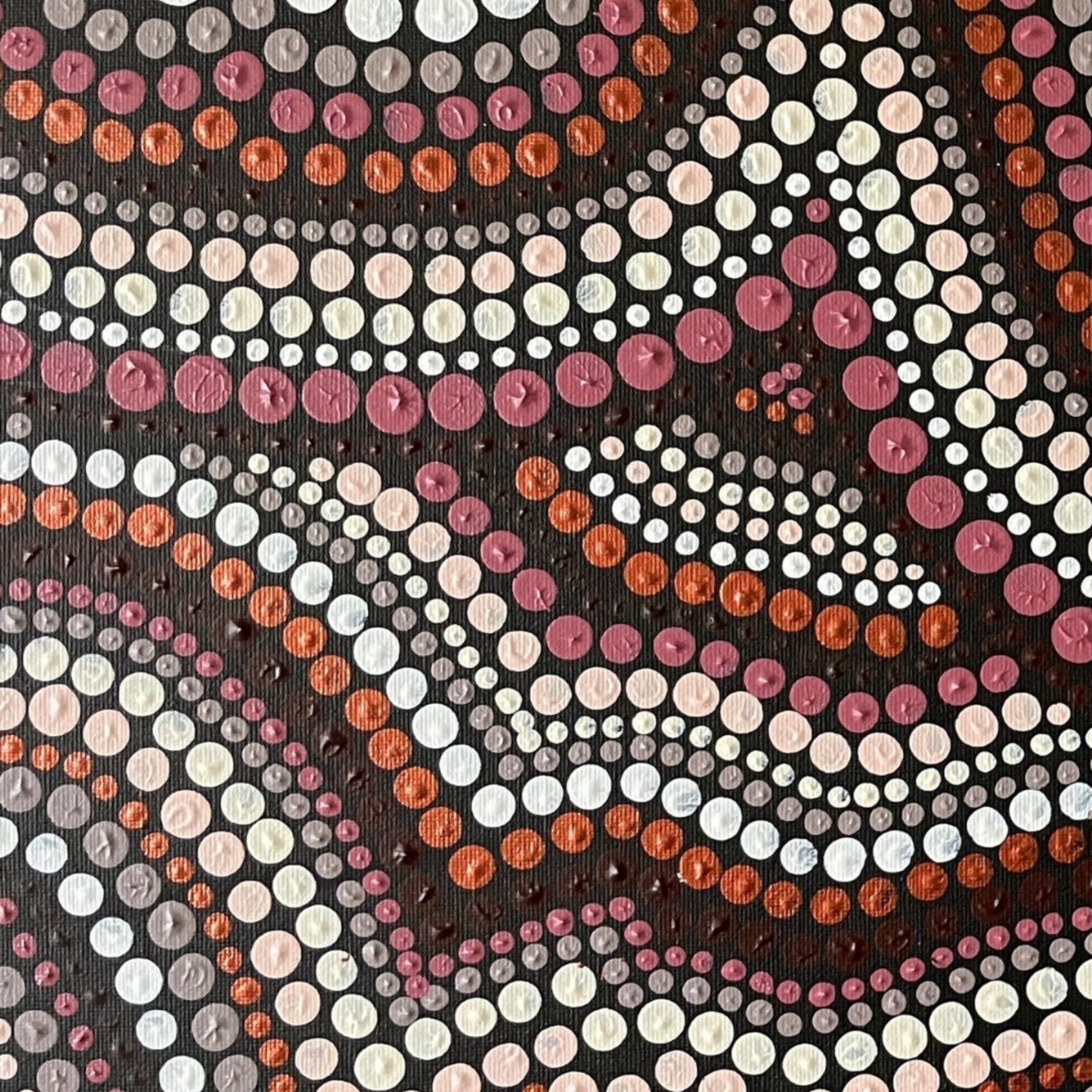 Pink Black Aboriginal-inspired Art Set of 3 - Digital Print Art by Luke ...