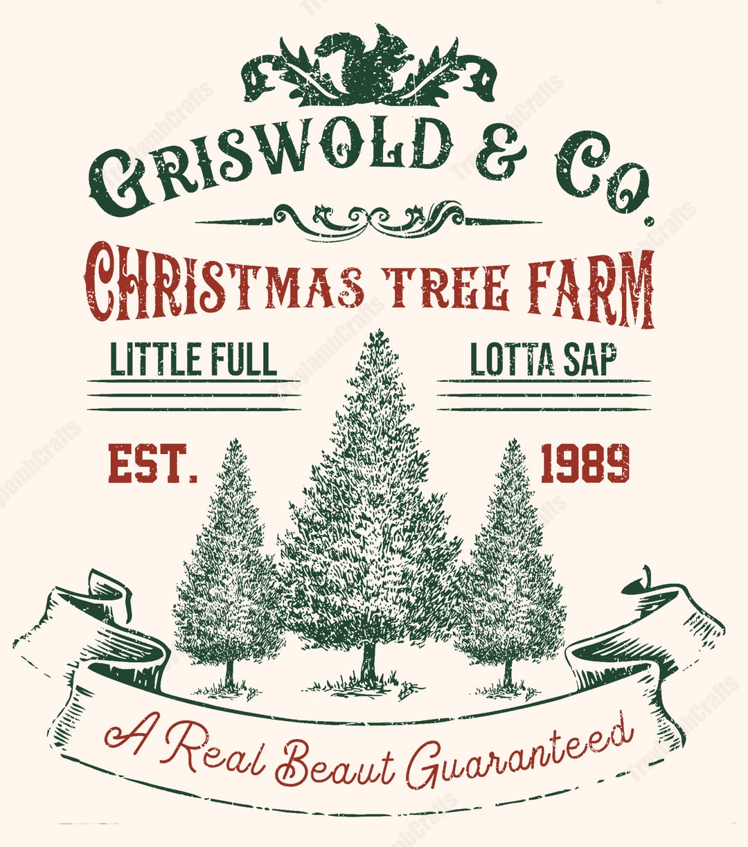 Christmas Tree Farm PNG Family Christmas PNG Christmas Movie - Etsy