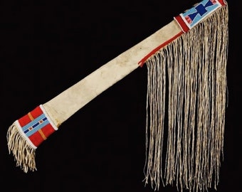 Indian Beaded Rifle Scabbard Native American Sioux Style Suede - Etsy