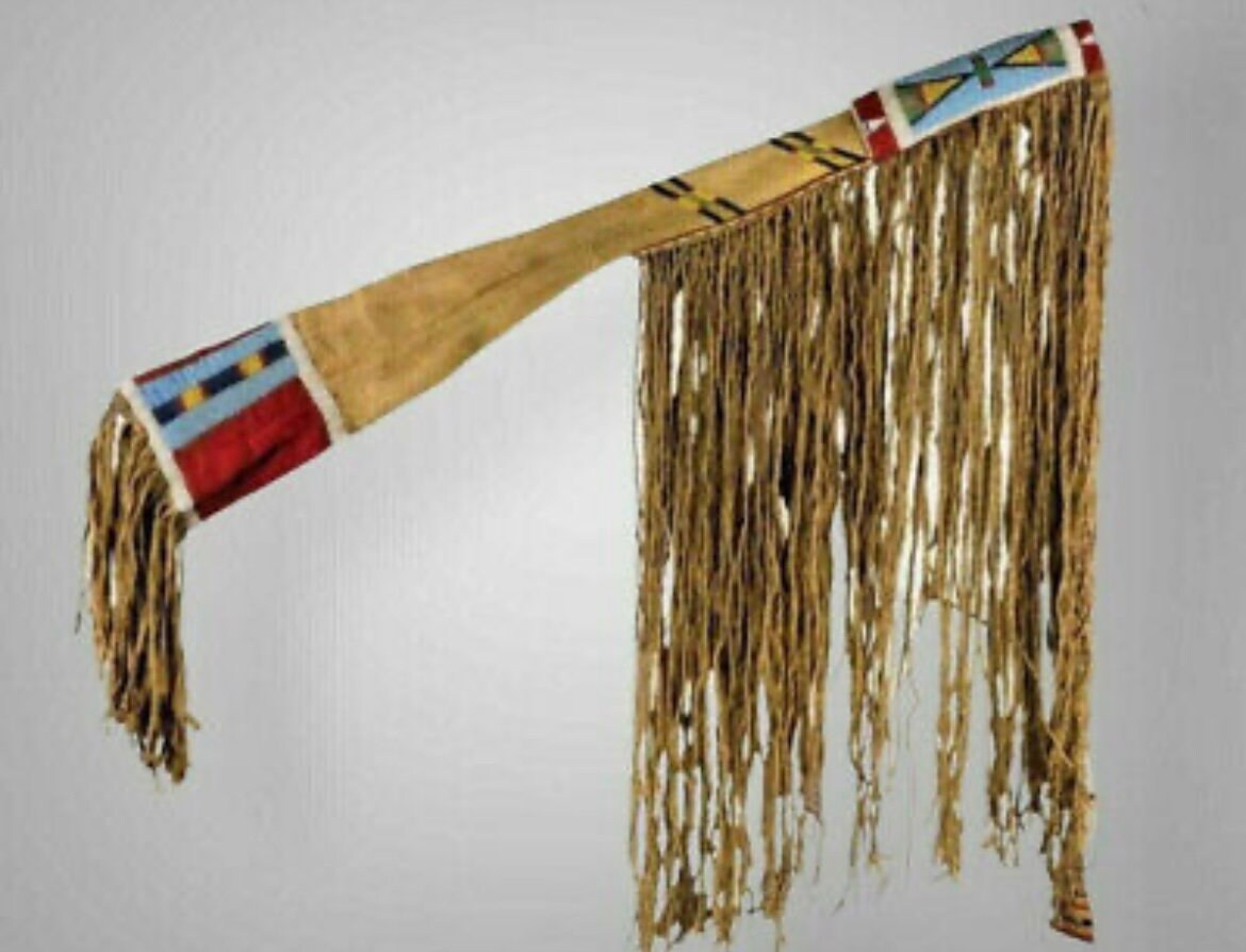 Native Indian Style Beaded Rifle Scabbard Native American Style Sioux ...