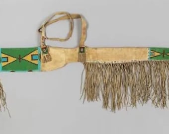 Native Indian Beaded Rifle Scabbard Native American Sioux - Etsy