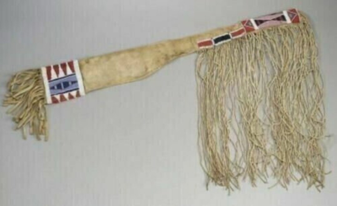 Native Indian Beaded Rifle Scabbard Native American Sioux Style Suede ...