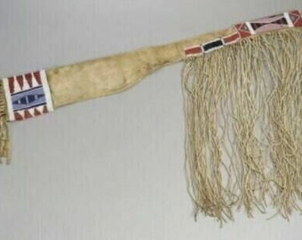 Native Indian Beaded Rifle Scabbard Native American Sioux - Etsy