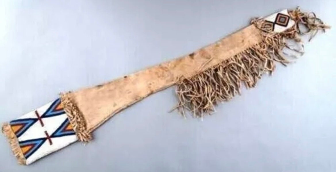 Handmade Native Indian Beaded Rifle Scabbard Native American Sioux ...