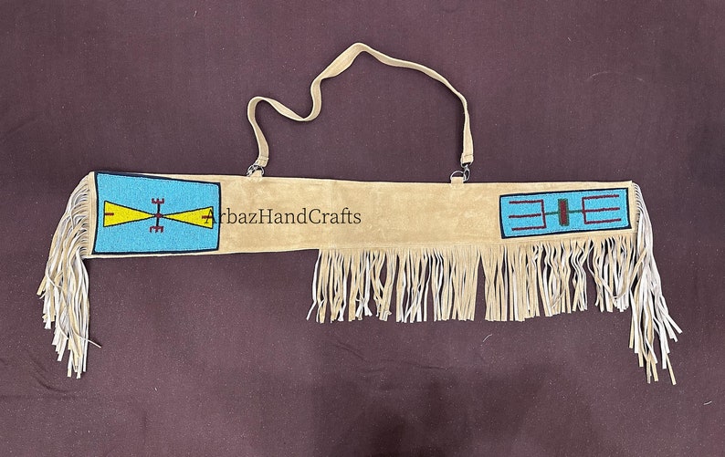 Native American Indian Beaded Rifle Scabbard Native American Sioux ...