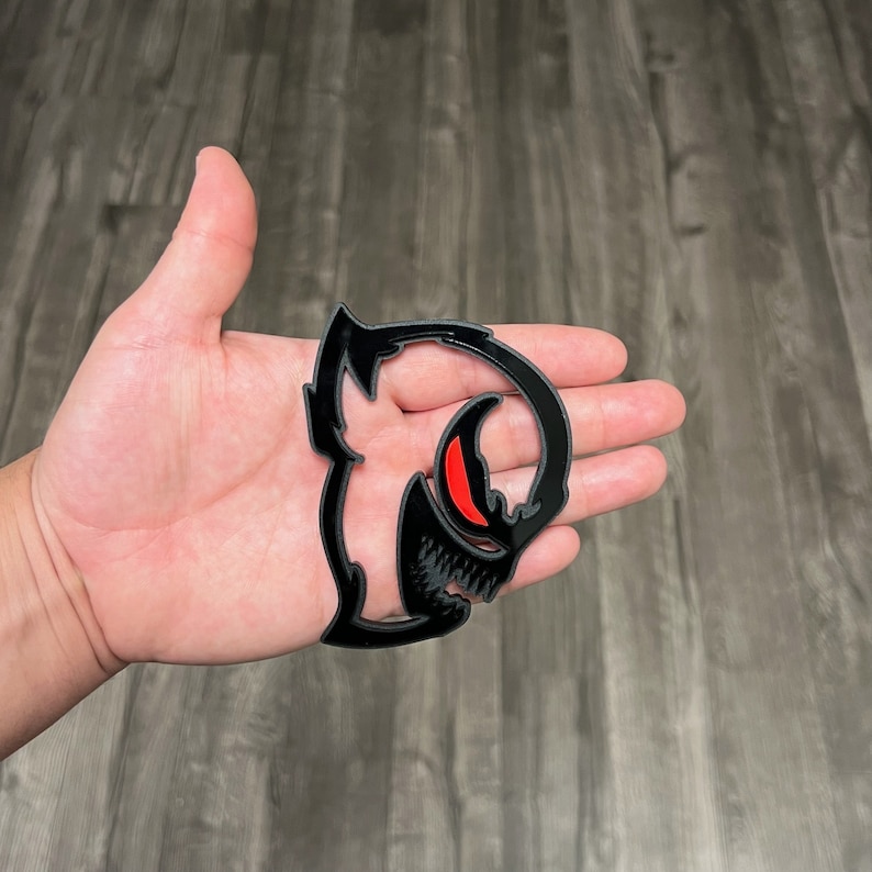 Car Fender Emblems/badges Black Colored GOBLIN W/ Red Eyes - Etsy