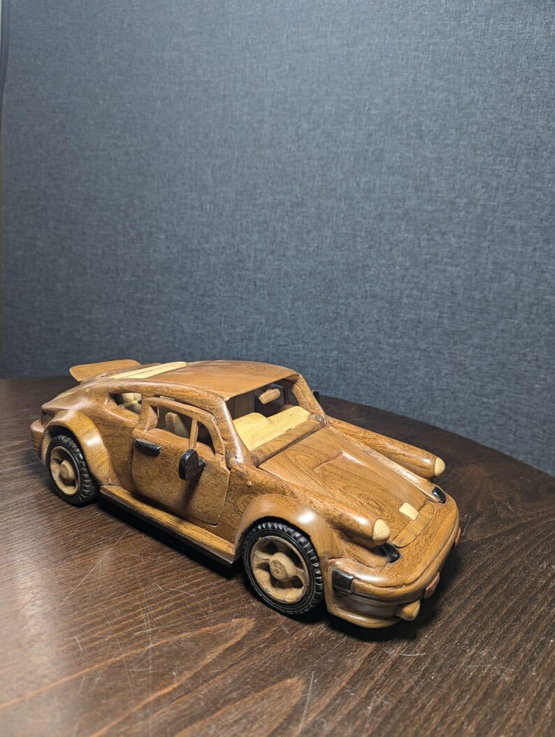 Porsche 911 Wooden Model - Etsy