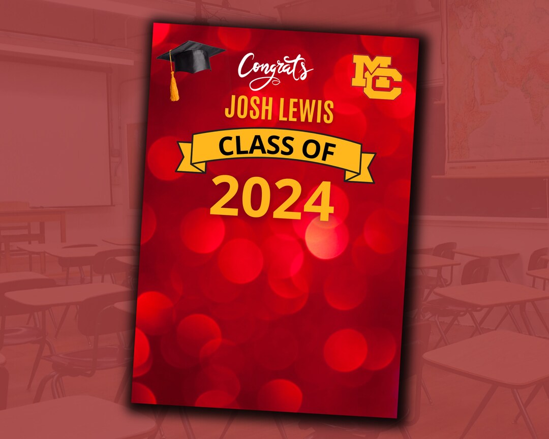 Graduation Portrait Photobooth Welcome Screen - Etsy