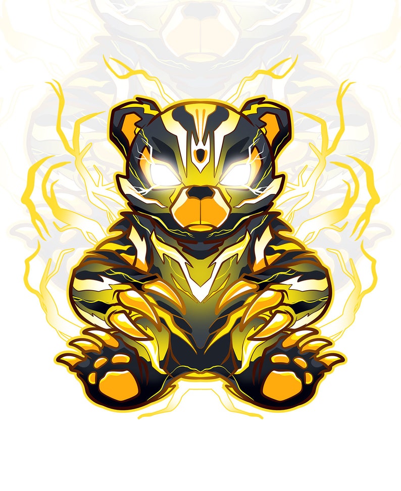Lightning Bear | Teddy Bear Png | Bear Png | Instant Download | Bear ...