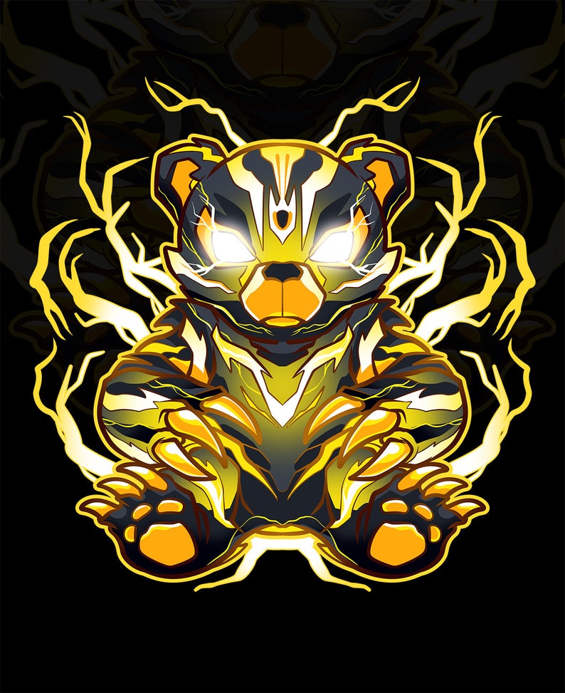 Lightning Bear | Teddy Bear Png | Bear Png | Instant Download | Bear ...