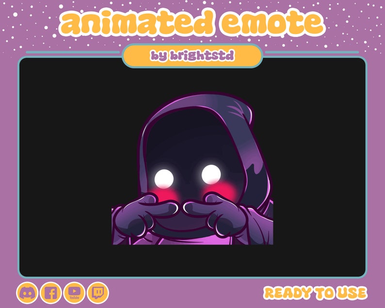 Animated Emote| Grim Reaper Shy | Shy Emote | Community Chat | Discord ...