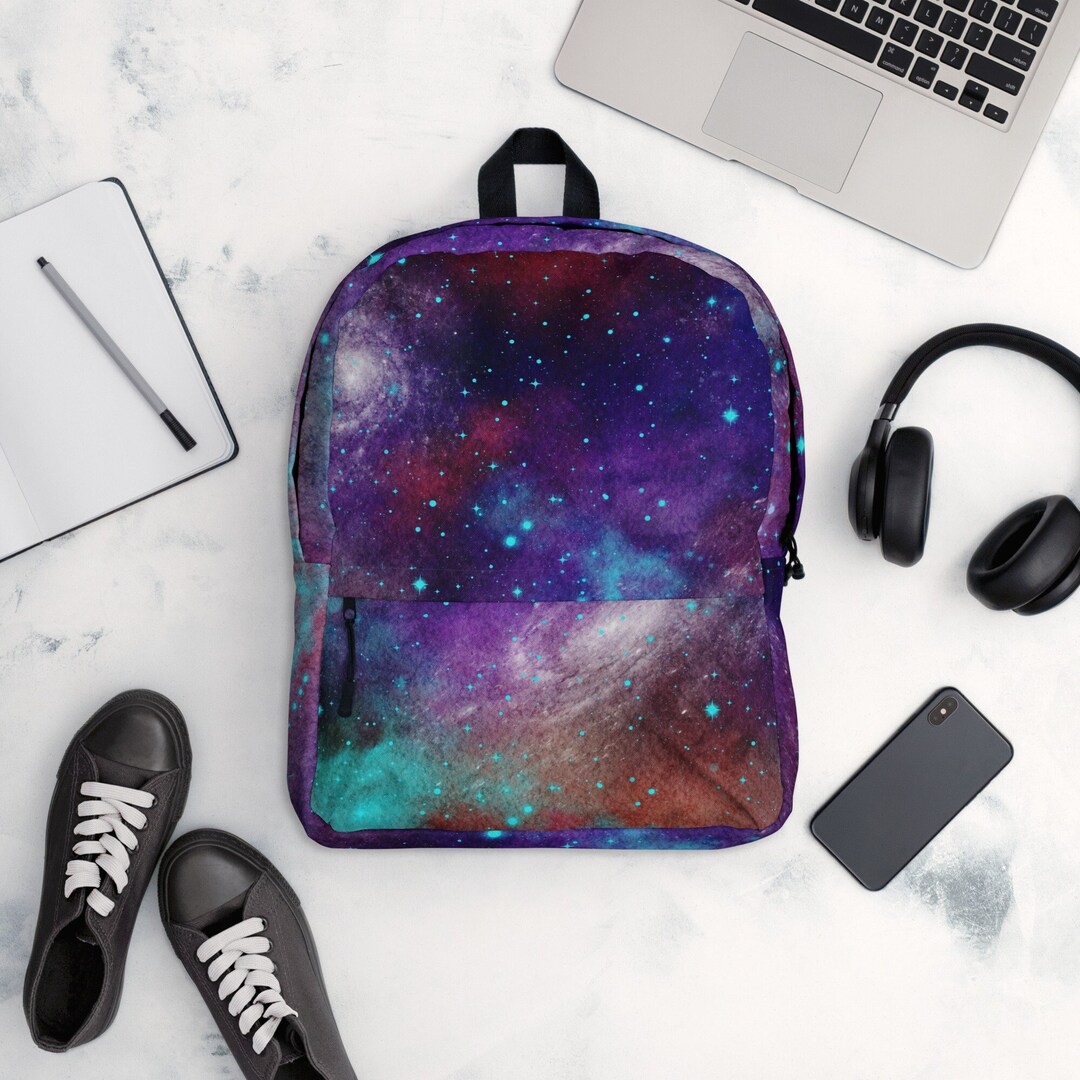 Explore the Cosmos: Galaxy Print Backpack for Cosmic Adventures! - Etsy