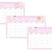 Cute Printable Calendar 2024, Monthly Planner 2024, Daily 2024 Digital ...