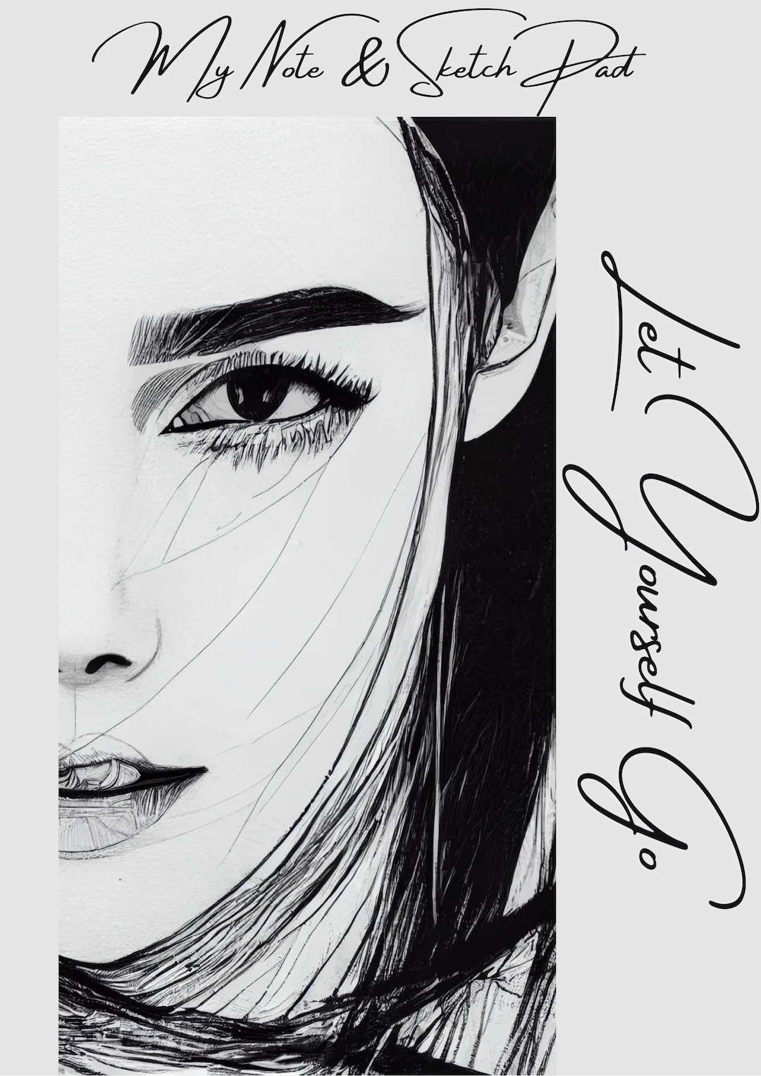 Printable Notebook, Printable Notepad, Note and Sketch Pad, Digital ...