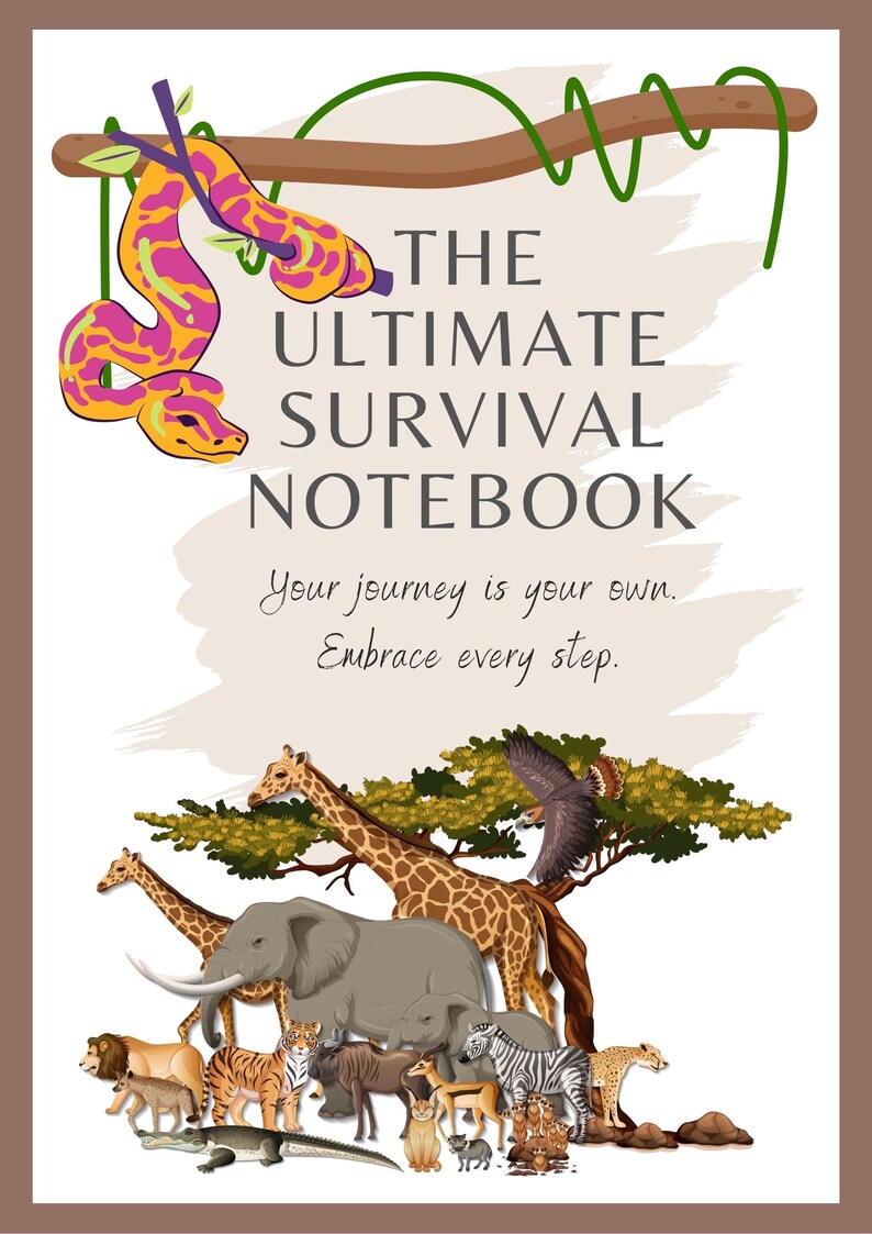 The Ultimate Survival Notebook, Printable Notebooks, the Ultimate ...