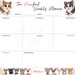 Printable Weekly Planners, Cat Planner, Printable Weekly Cat Planner ...