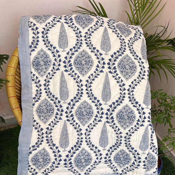 Block Print Quilt - Etsy