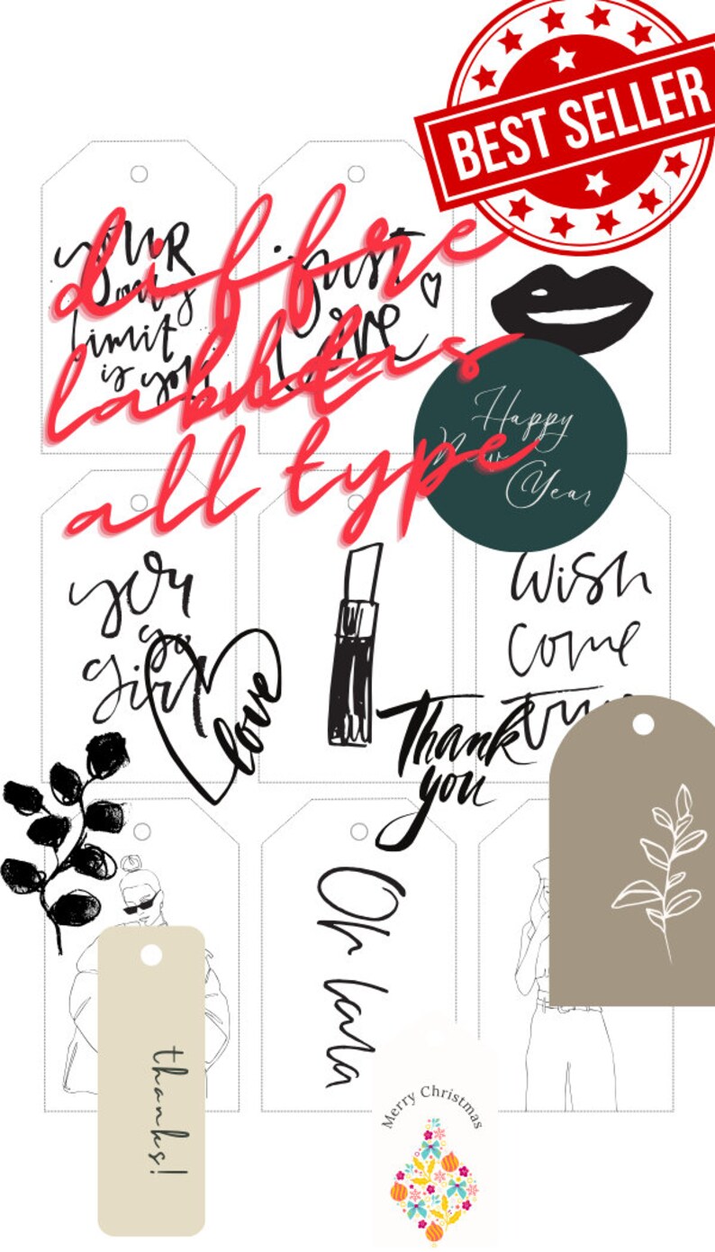 Editable Tags and Lable Diffrent Type Instant Download Pdf - Etsy
