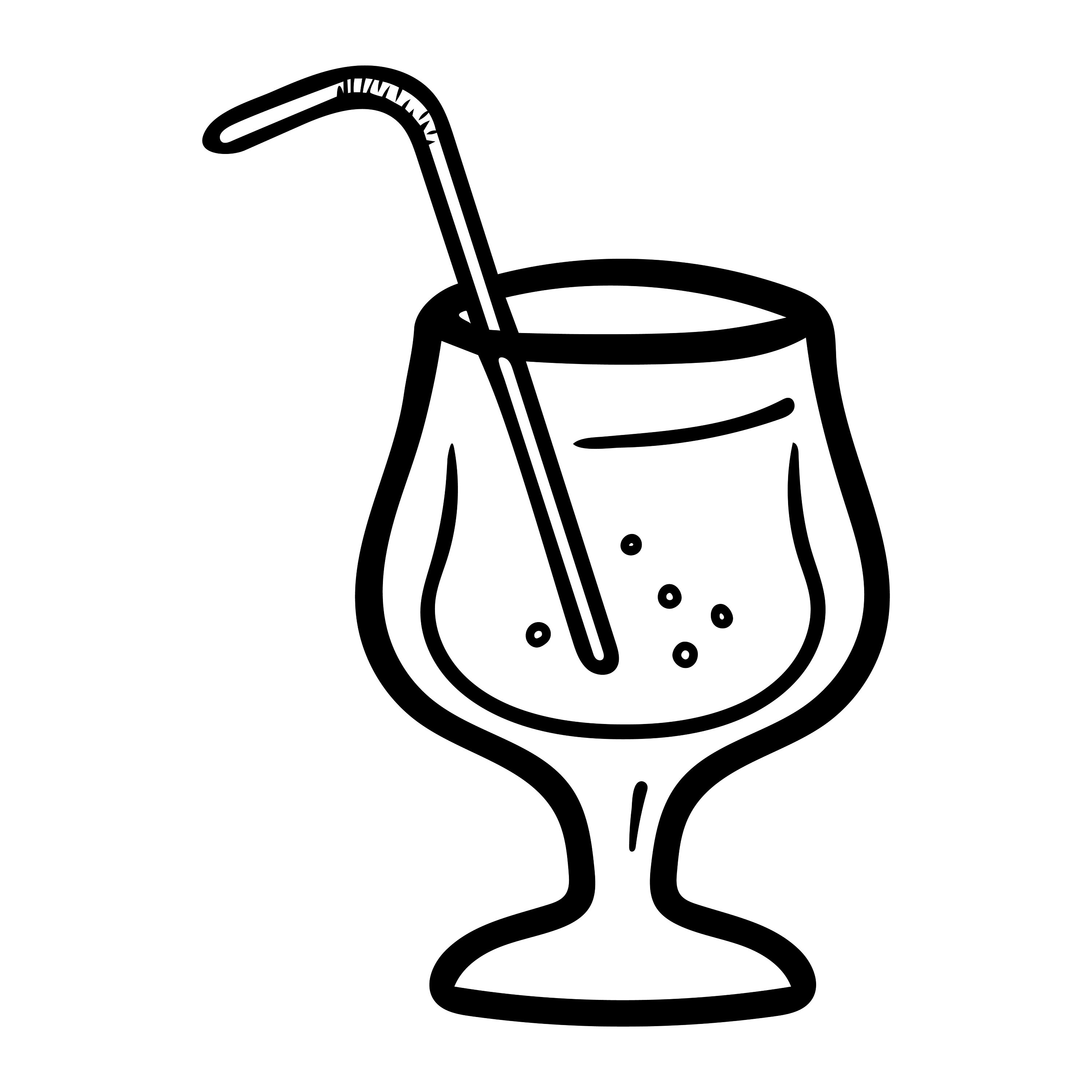 Summer Outline Doodles Cute Summer Character Bundle, Cute SVG, Summer ...