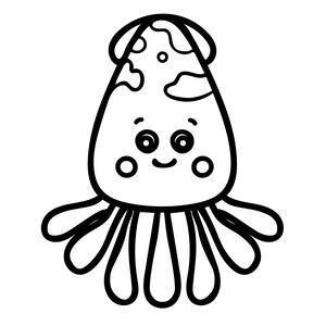 Summer Outline Doodles Cute Summer Character Bundle, Cute SVG, Summer ...