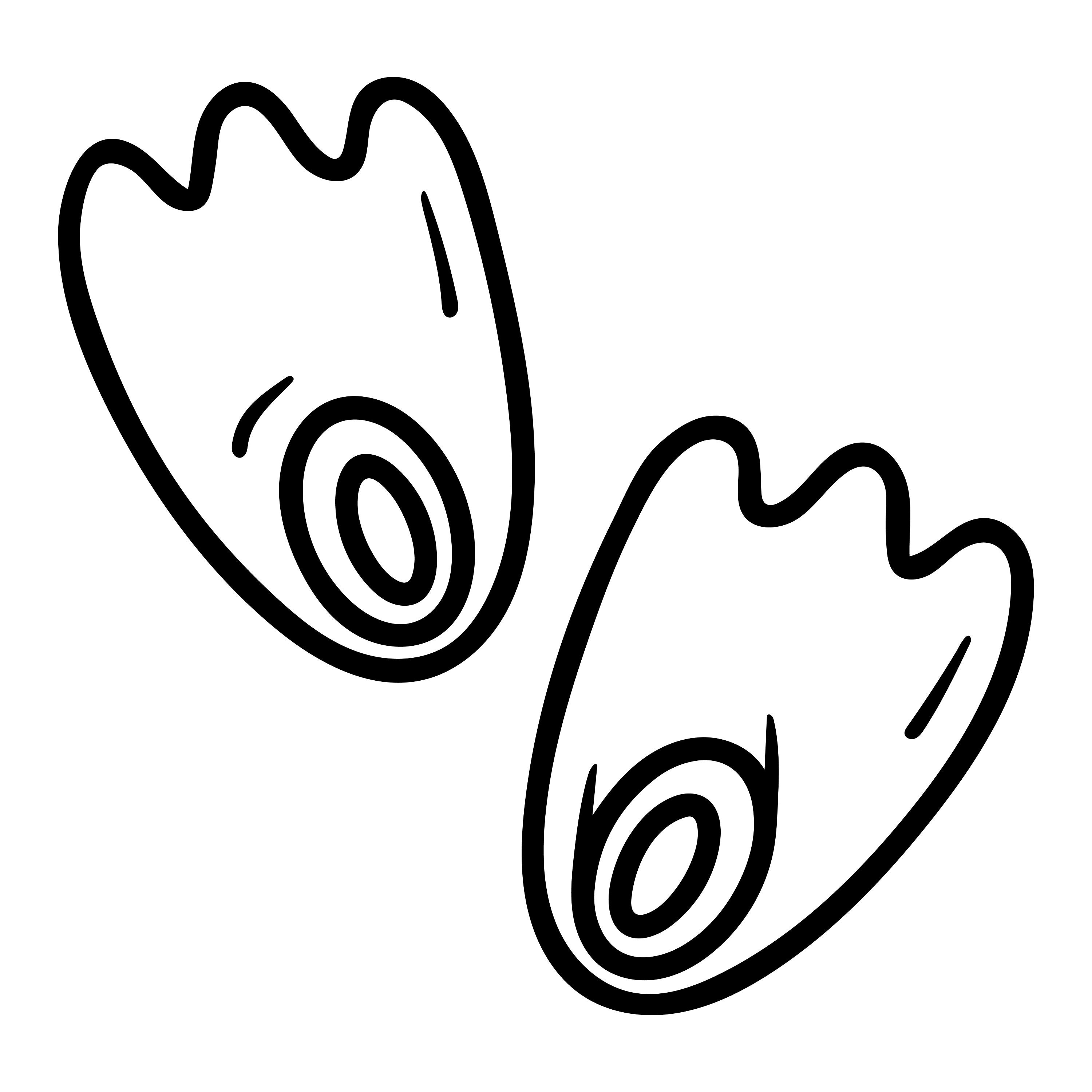 Summer Outline Doodles Cute Summer Character Bundle, Cute SVG, Summer ...