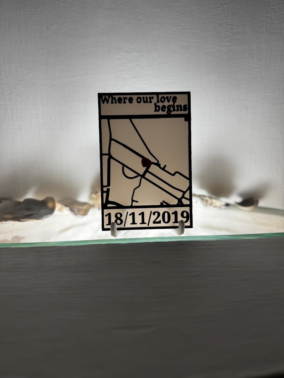 Personalized 3D Printed Map – Custom Location Map Gift – Unique Gift ...