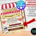 EDITABLE Popcorn Fundraiser Template - Etsy