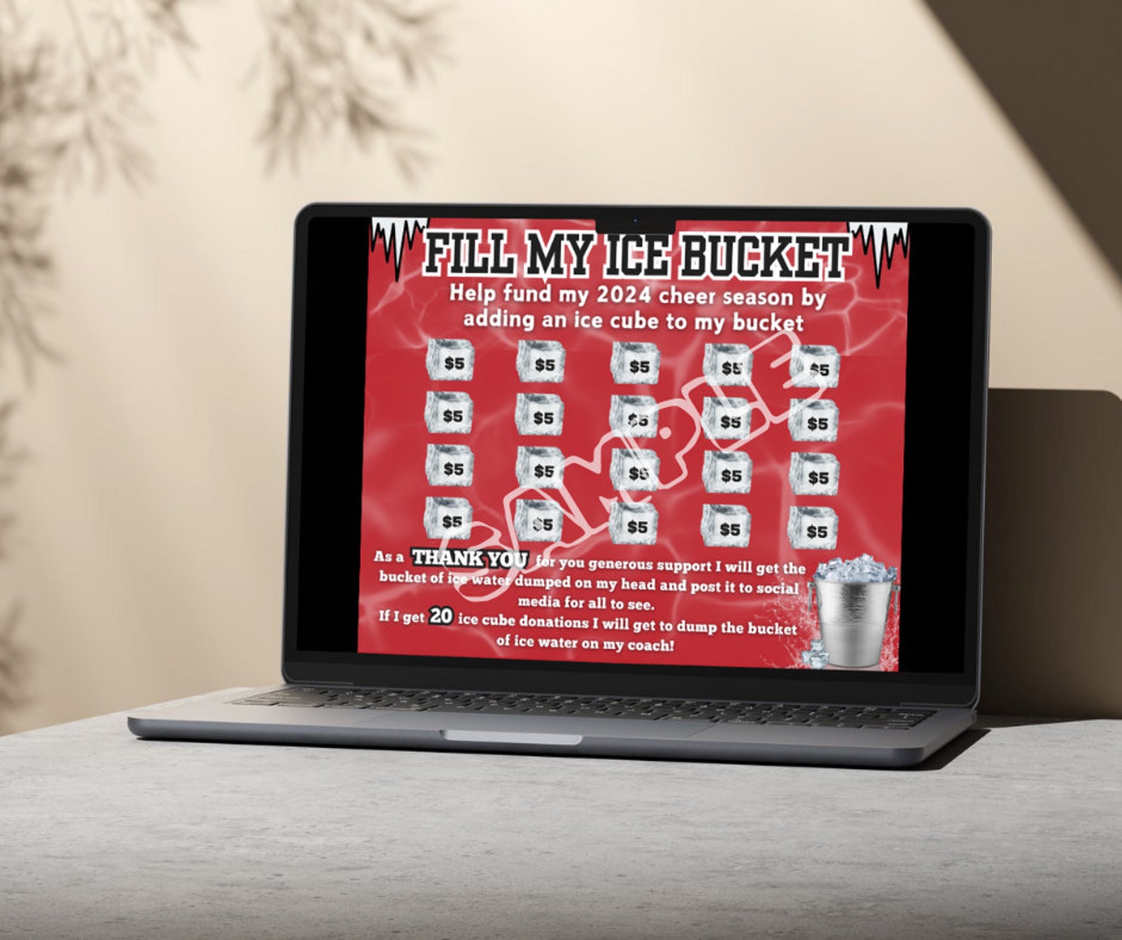 ICE BUCKET FUNDRAISER 20 - Etsy
