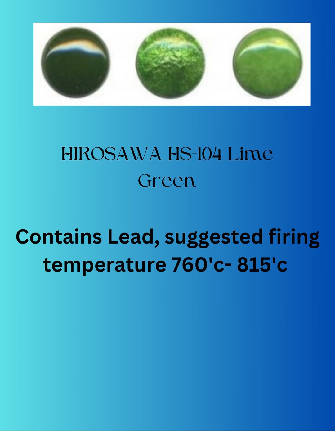 Japanese Leaded Enamel Powders - Etsy