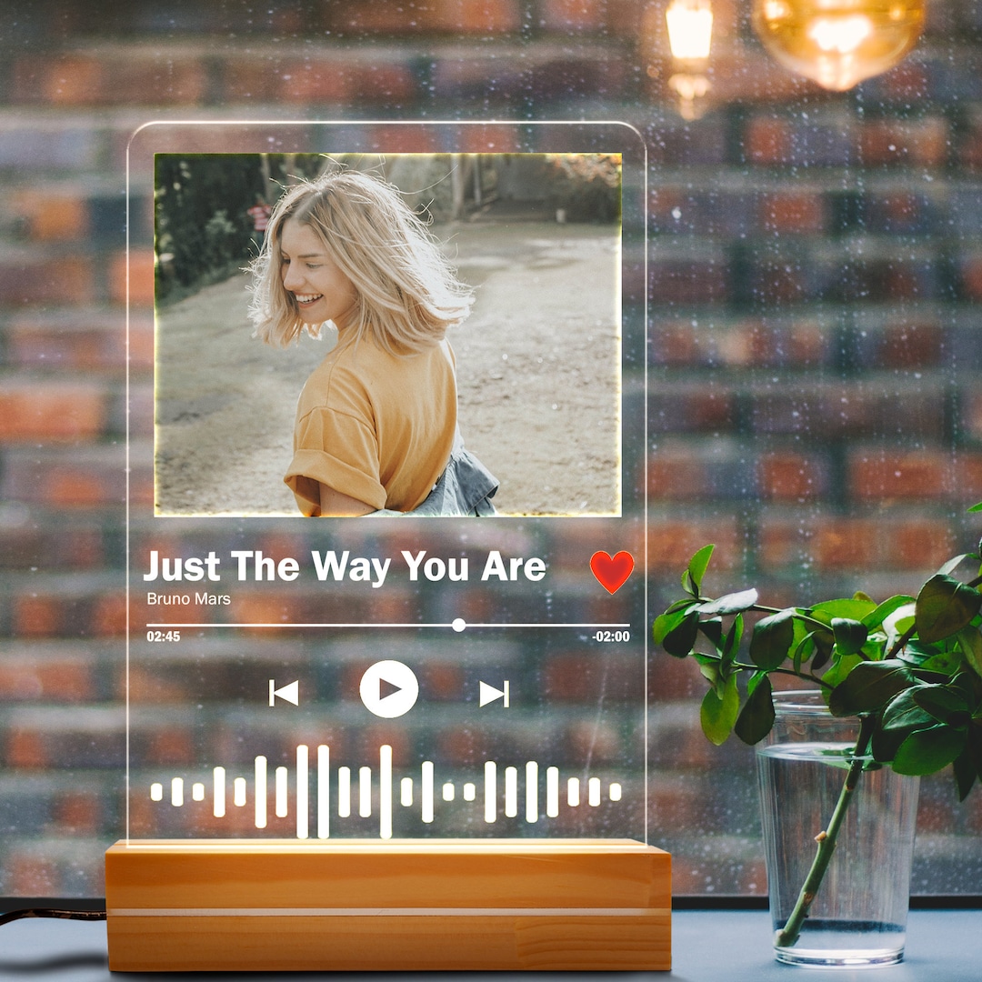 Custom Spotify Song Plaque Spotify Plaque Light Spotify - Etsy