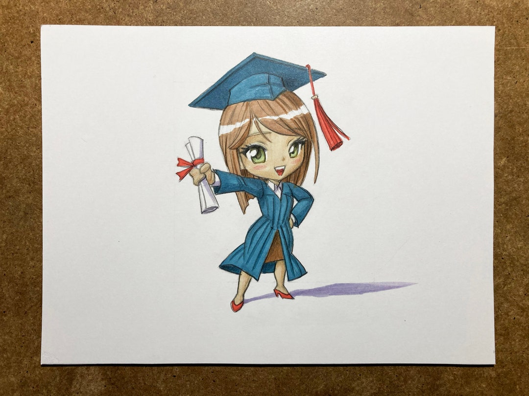 Chibi Graduate - Etsy