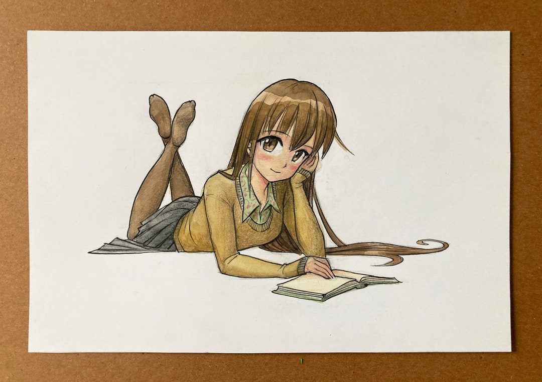 Art From My "how to Draw a Lying Down Pose" Youtube Video - Etsy