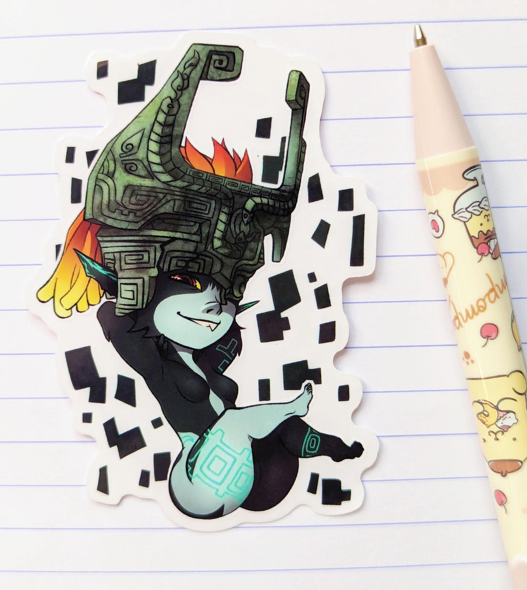 MIDNA Twilight Princess 3.5" Clear Vinyl Sticker - Etsy
