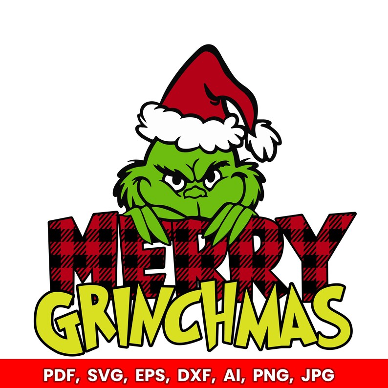 Grinch Merry Grinchmas SVG, PNG, EPS (digital Download) - Etsy