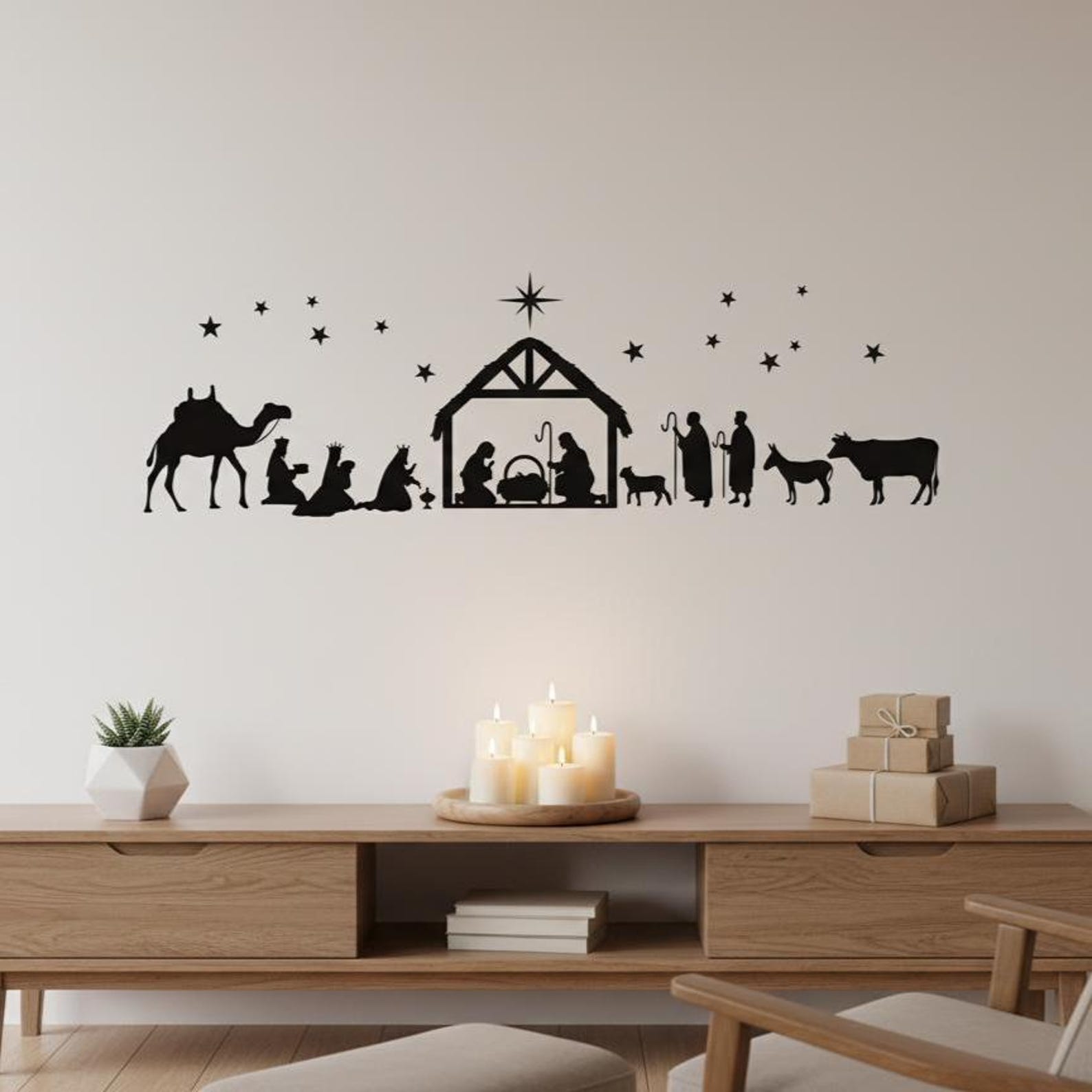 Nativity Scene SVG, Christmas Nativity Vector (digital Download) - Etsy