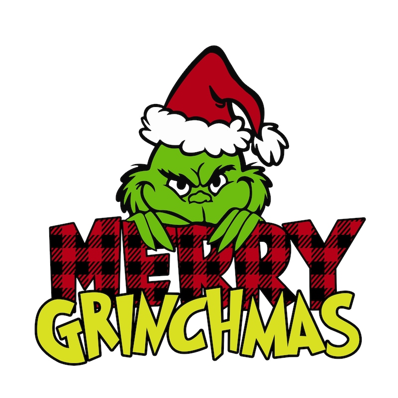Grinch Peeking Over Fence - Etsy