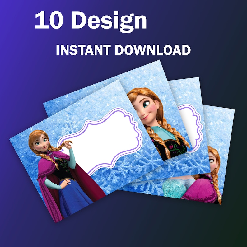 Frozen 2 Label, Frozen Food Label, Food and Book Tag Cards, Food Label ...