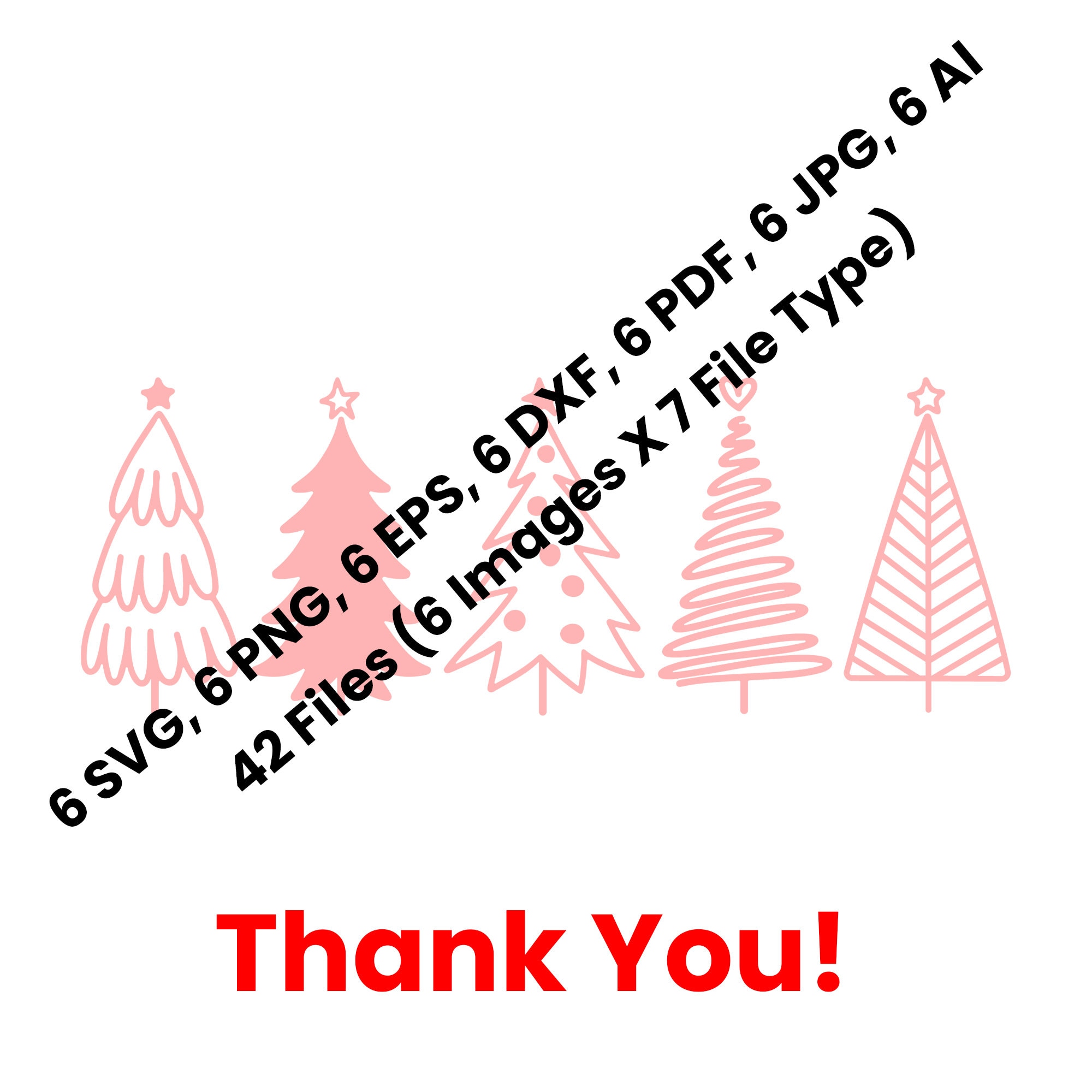 Christmas Tree SVG Bundle Christmas Clipart Christmas Tree - Etsy