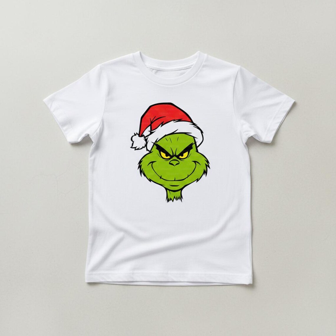 Grinch Face Layered Vector Design | High Resolution (SVG, PNG, PDF) - Etsy