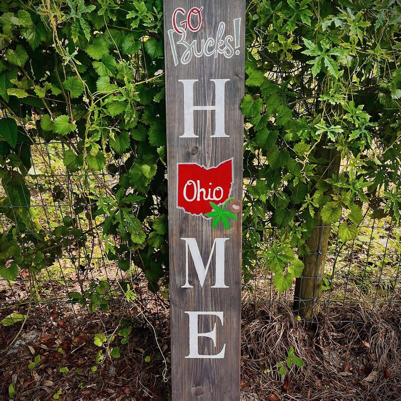 Ohio Wood Sign - Etsy
